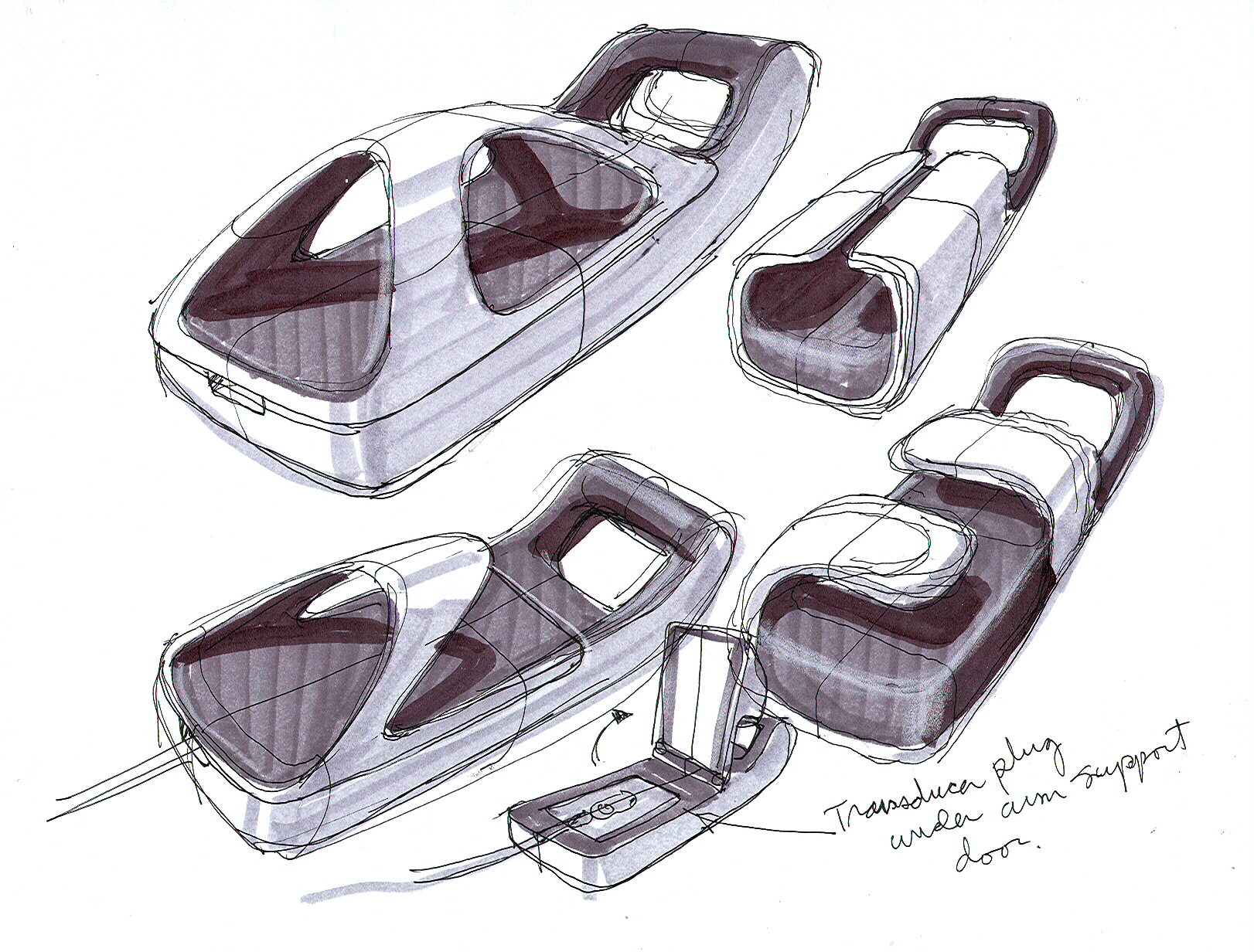 wearable product sketch development by Ronald Lytel at Coroflot.com