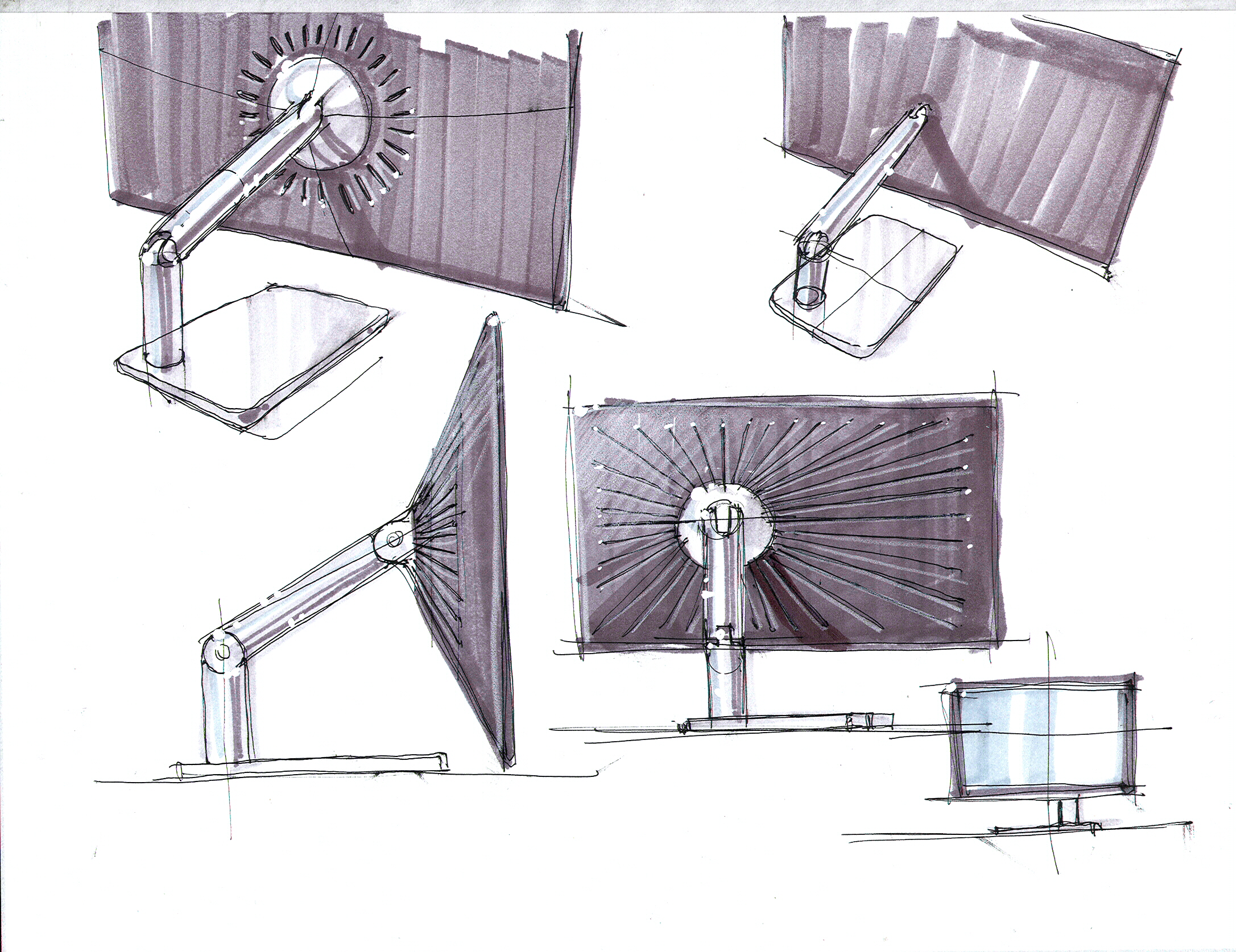 consumer electronic sketch development by Ronald Lytel at Coroflot.com
