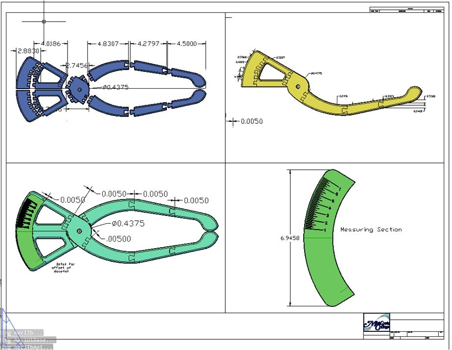 3d Printed Calipers by Joshua Lindner at Coroflot.com