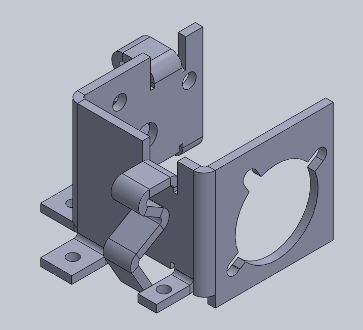 Sheet Metal Motor Mount by Matthew Baum at Coroflot.com