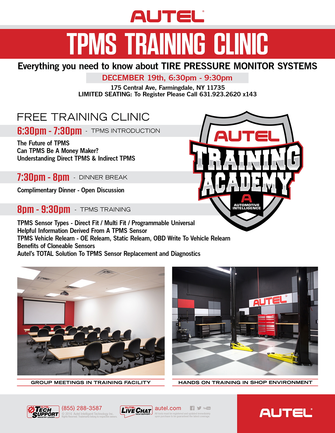 Training Clinic event flyer by Daniel Bemiss at Coroflot.com