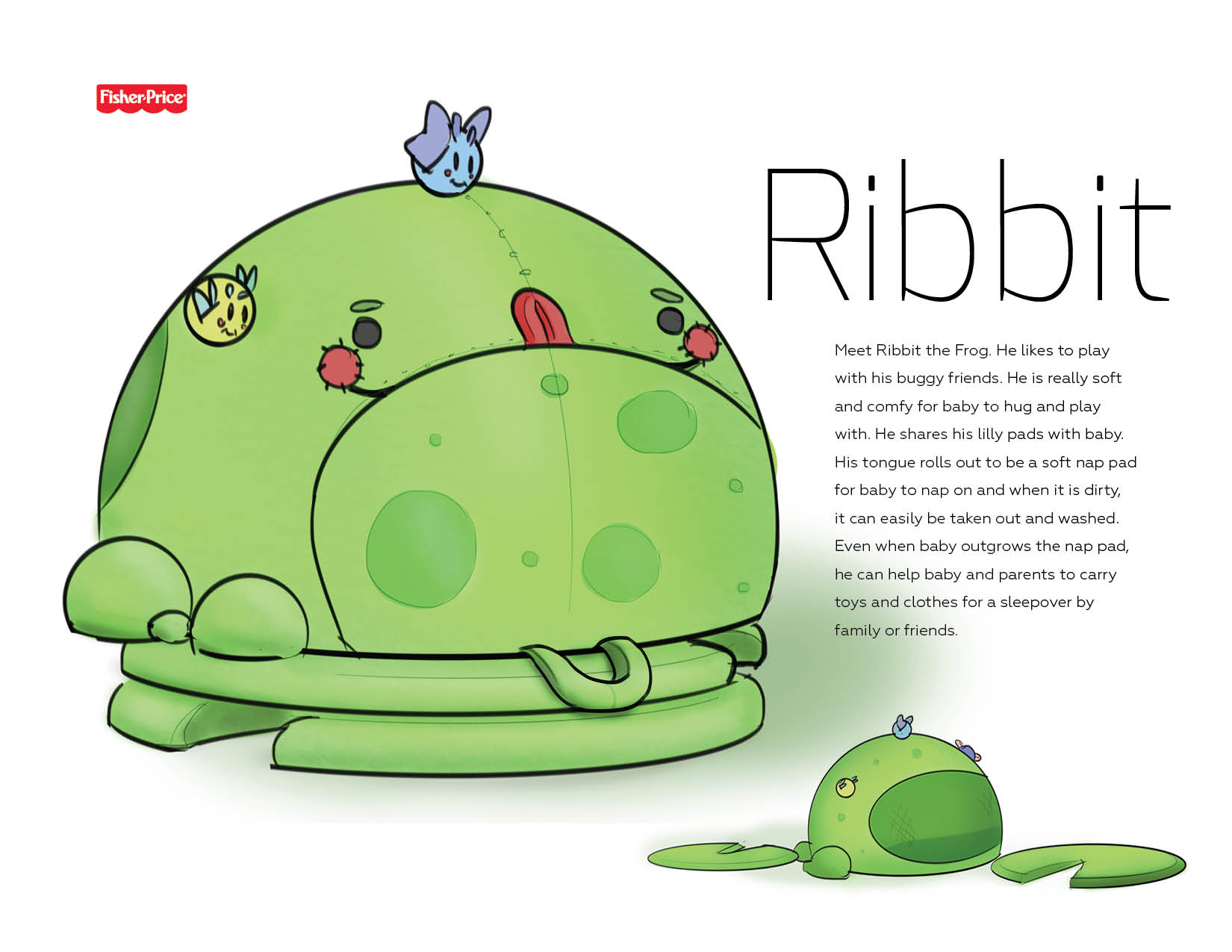 Ribbit the Frog by Huina Wu at Coroflot.com