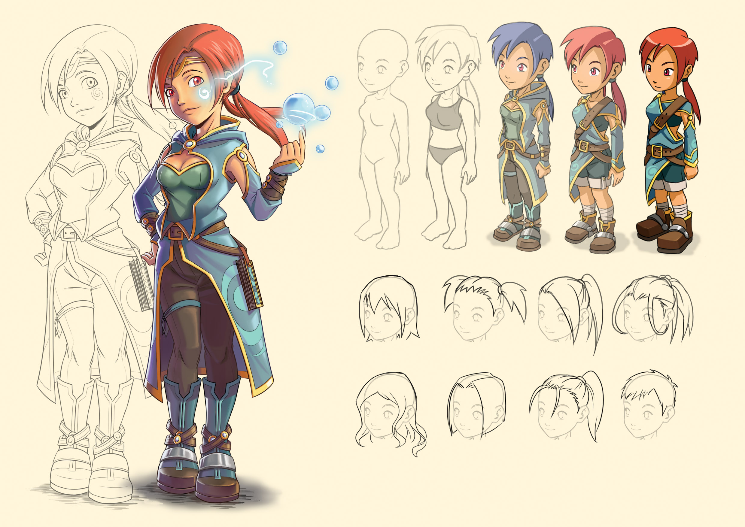 Chara design by Benoit Picard at Coroflot.com