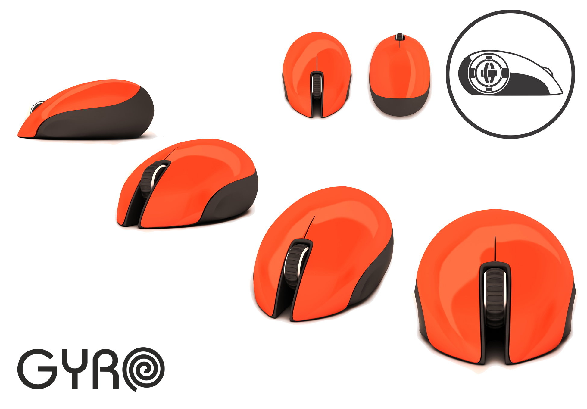 Gyro mouse by Rahul Agarwal at Coroflot.com