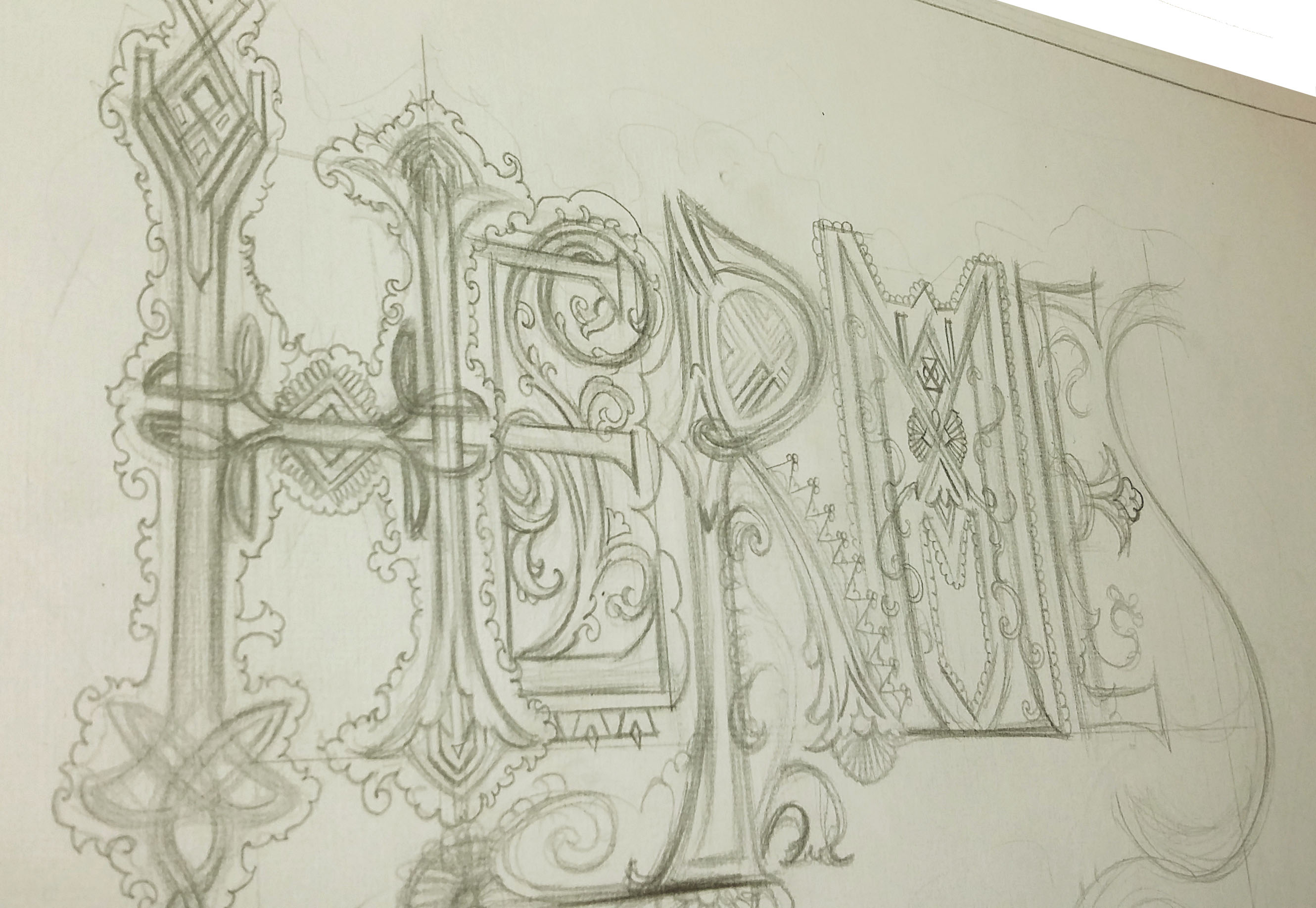 Personal project-calligraphy by Jina Hong at Coroflot.com