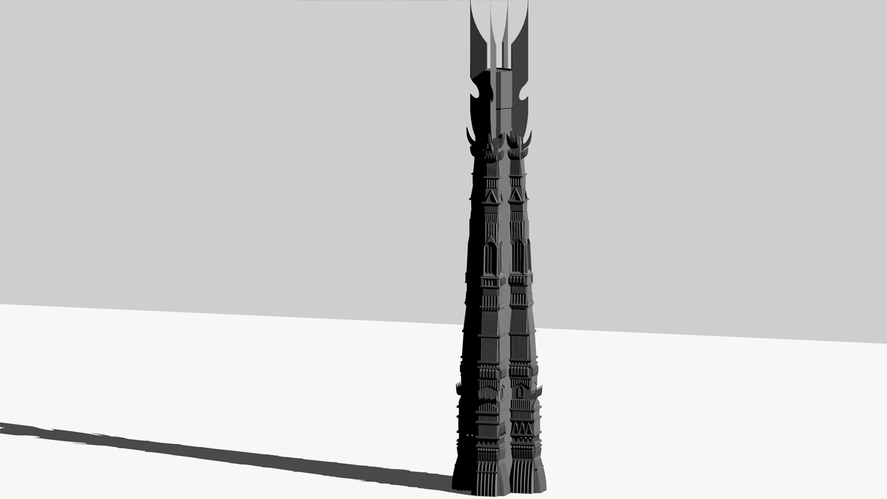 3D Orthanc Model by Nathan Quintana at Coroflot.com