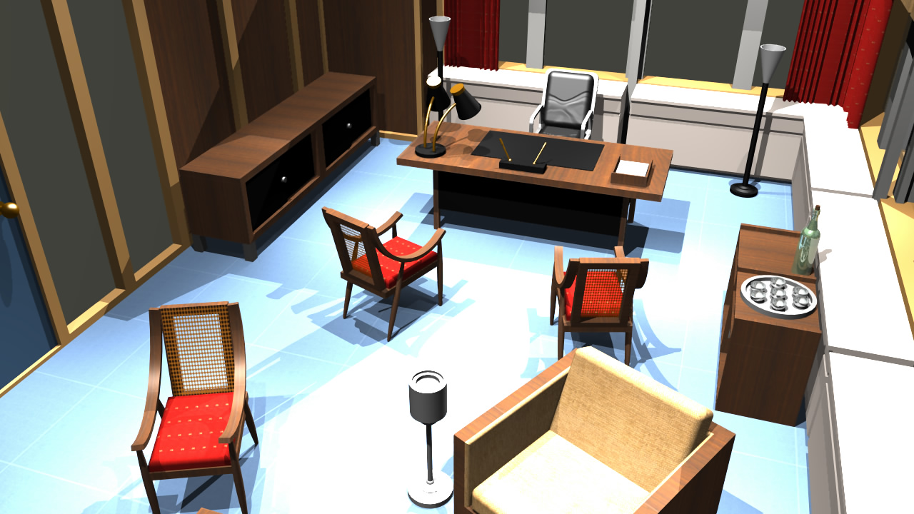 Mad Men Inspired Don Draper Office by Nathan Quintana at Coroflot.com