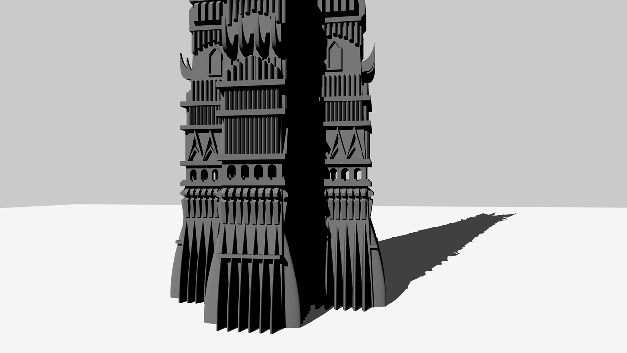 3D Orthanc Model by Nathan Quintana at Coroflot.com