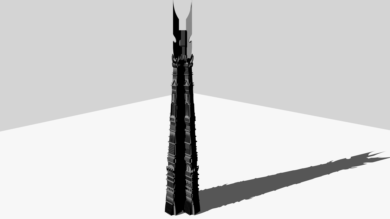 3D Orthanc Model by Nathan Quintana at Coroflot.com