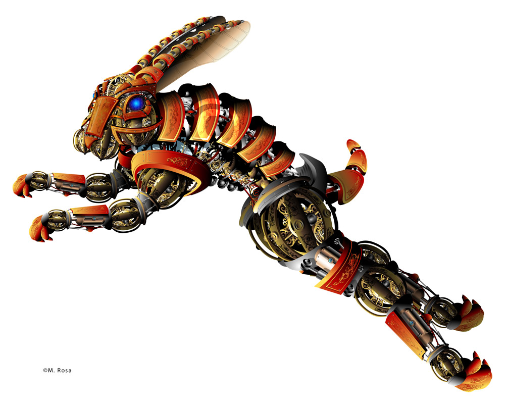 Mechanical Animals Illustrations by Mario Rosa at Coroflot.com