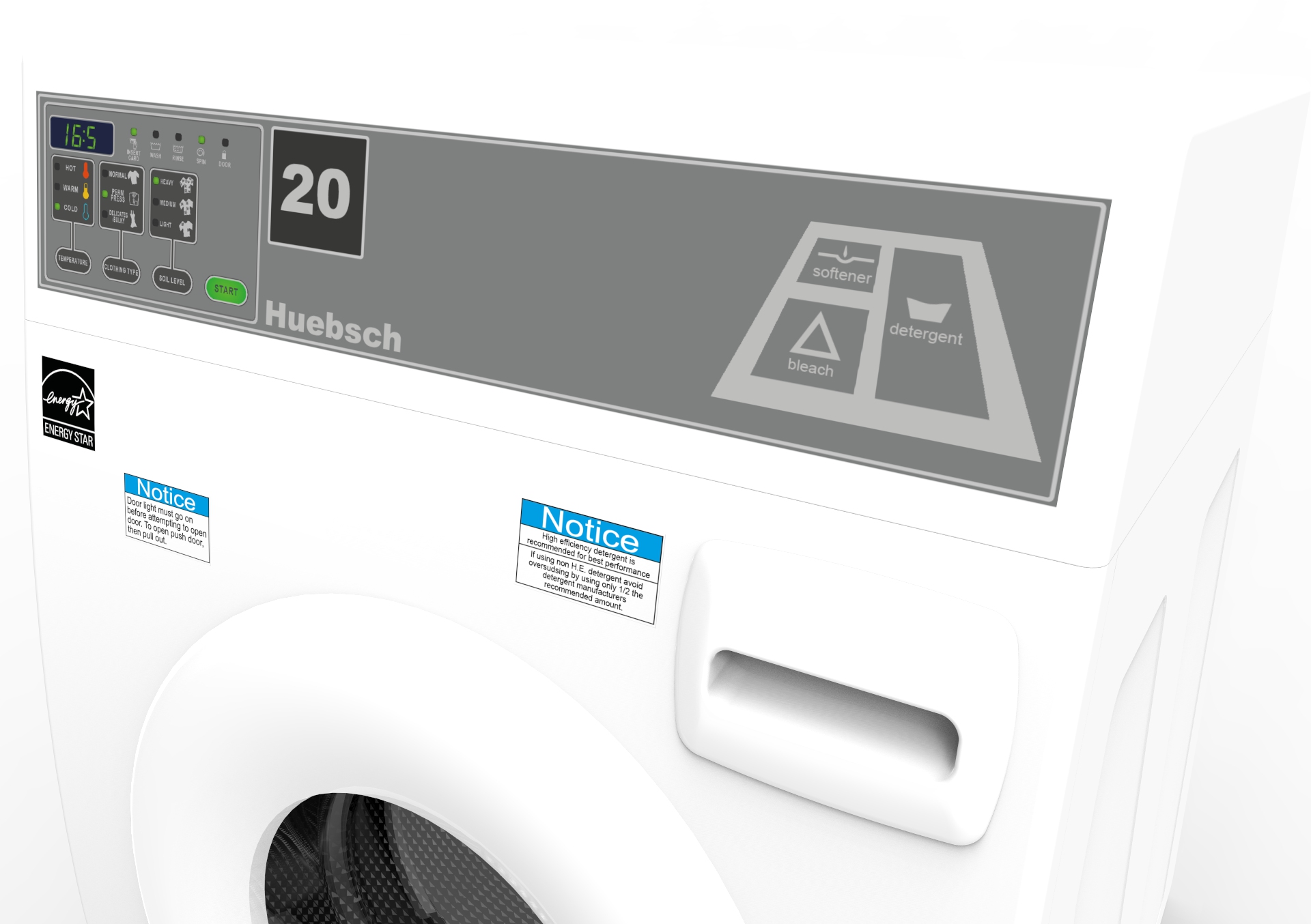 Redesign of a washing machine Interface by Chris Green at Coroflot.com