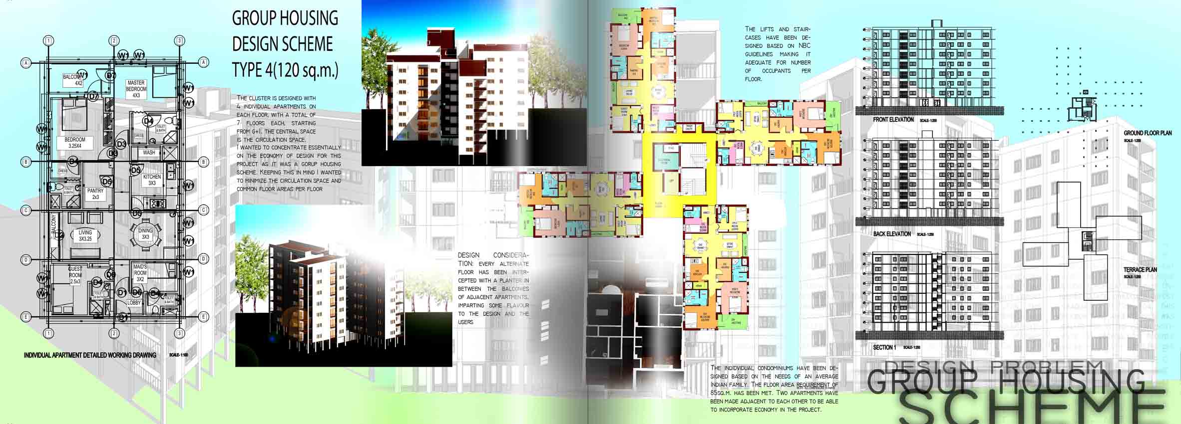 Group Housing Project by Sneha Nagarajan at Coroflot.com