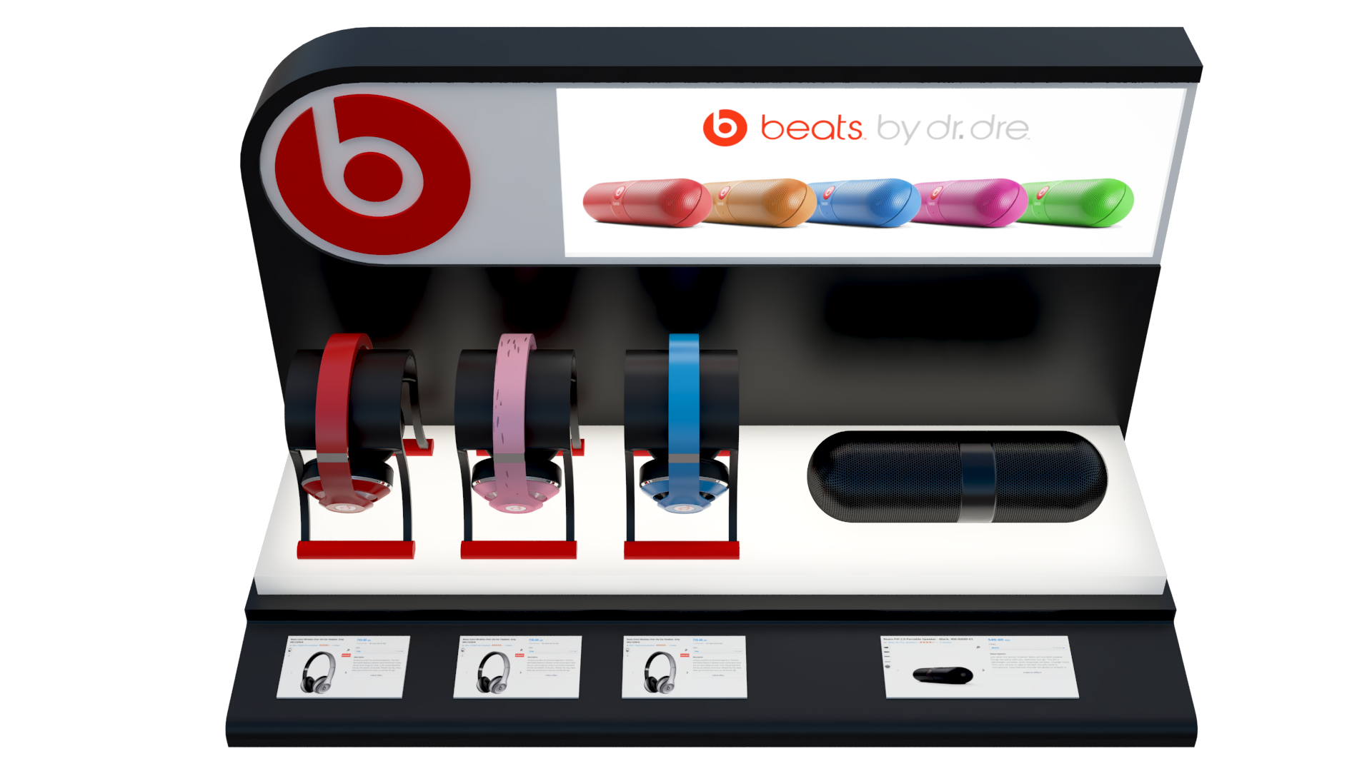 Beats By Dre- Beast Audio Display by Karim Kobeissi at Coroflot.com