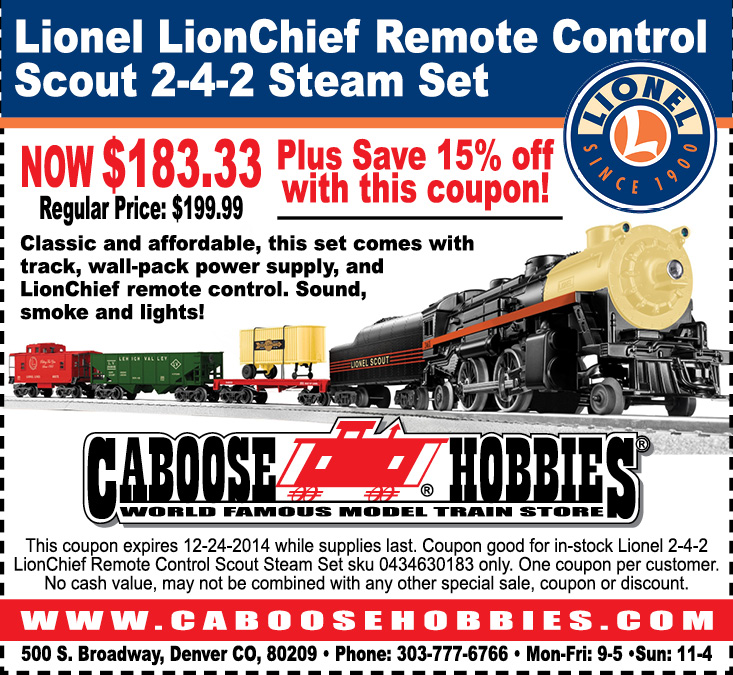 Lionel Scout 2-4-2 Steam Locomotive Newspaper Ad by Gerald Styles at ...