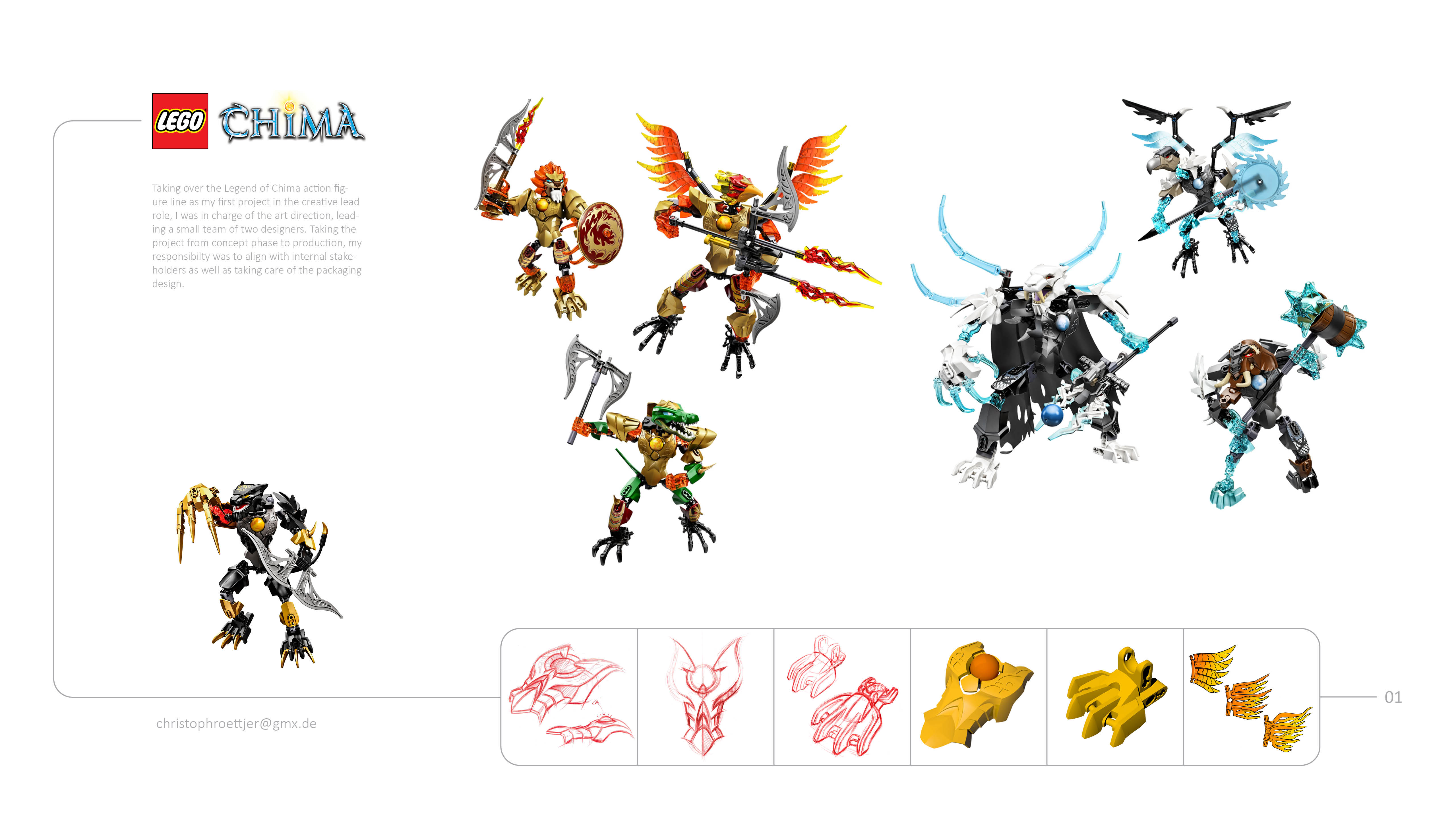 LEGO Chima Action Figures by Christoph Röttjer at Coroflot.com