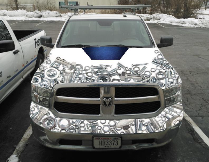 Fastenal Truck Vinyl Wrap Design by A.J. Bisek at Coroflot.com