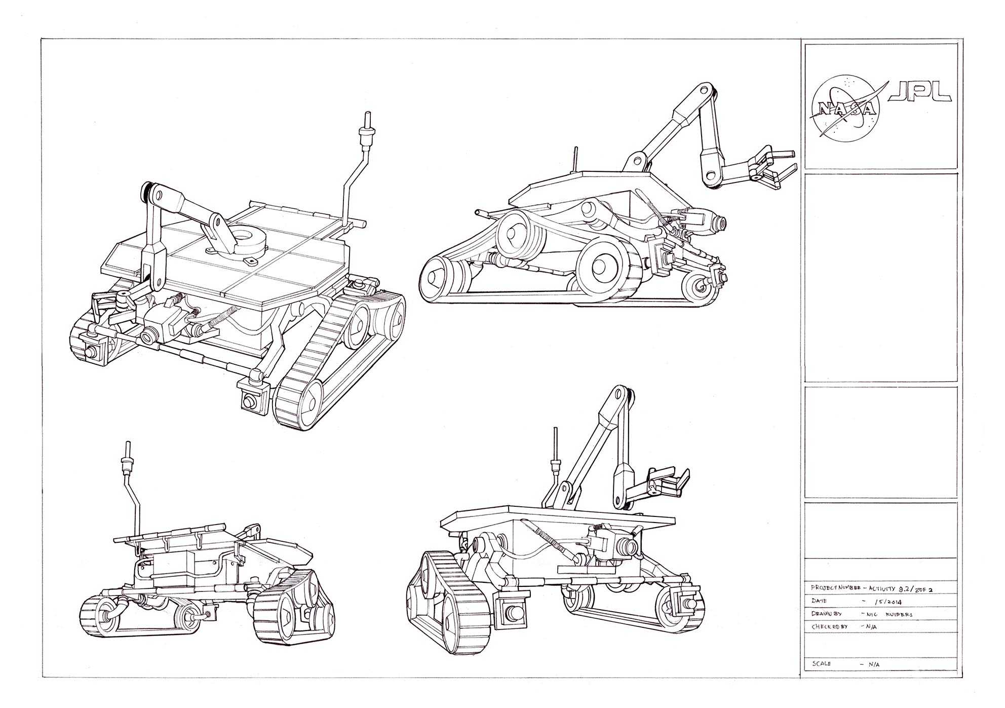 Technical Drawing by Nic Kuipers at Coroflot.com