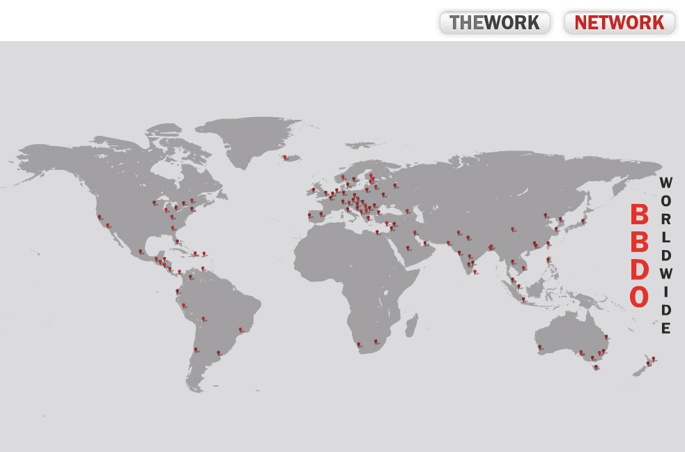 BBDO Worldwide Website by Andrew Marconi at Coroflot.com