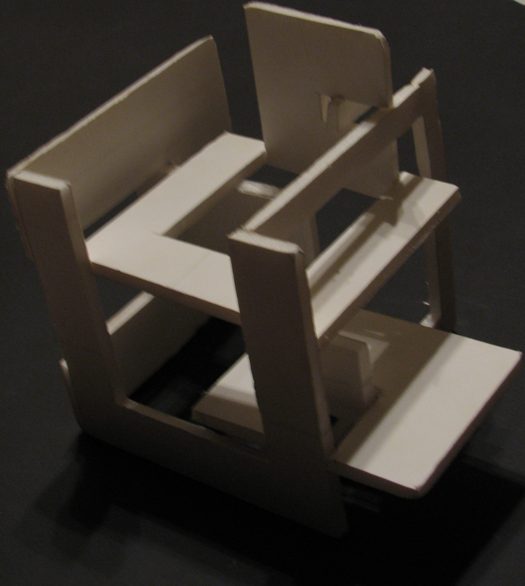 Negative Space Box Model by Rachel Berkovitz at Coroflot.com