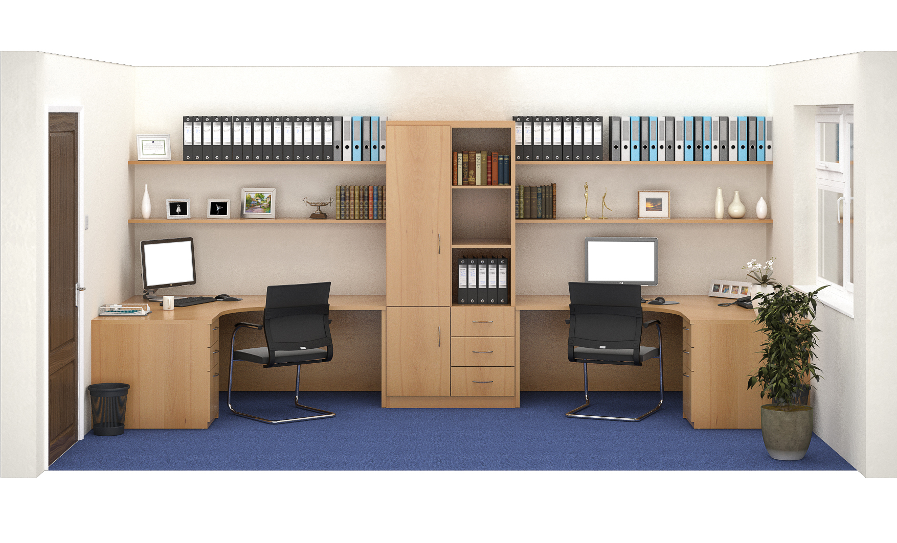 Small Office with two Work Stations by Jason Botcherby at Coroflot.com