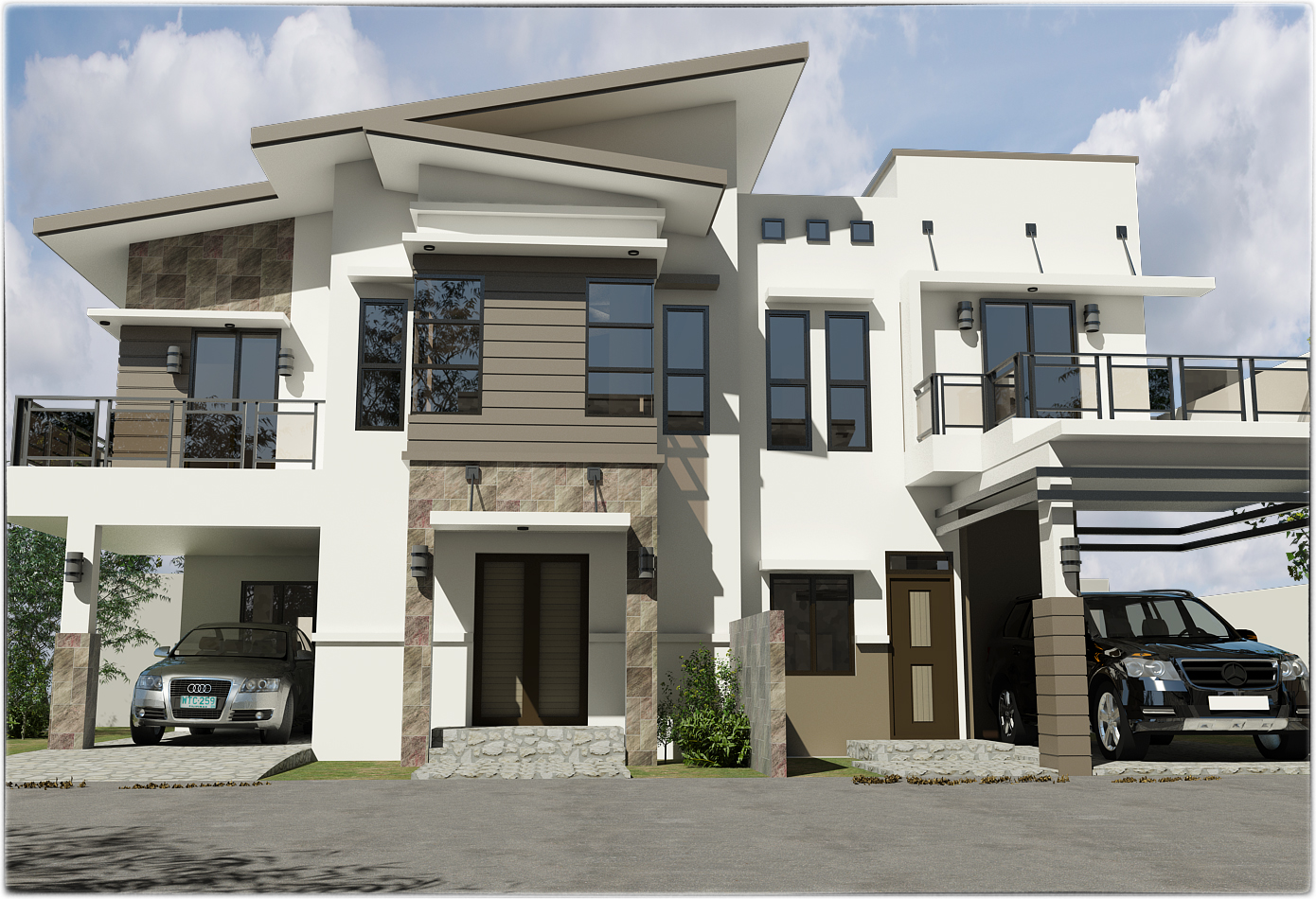 Proposed 2 Storey Duplex by J.J.S ARCHITECTURAL SERVICES at Coroflot.com