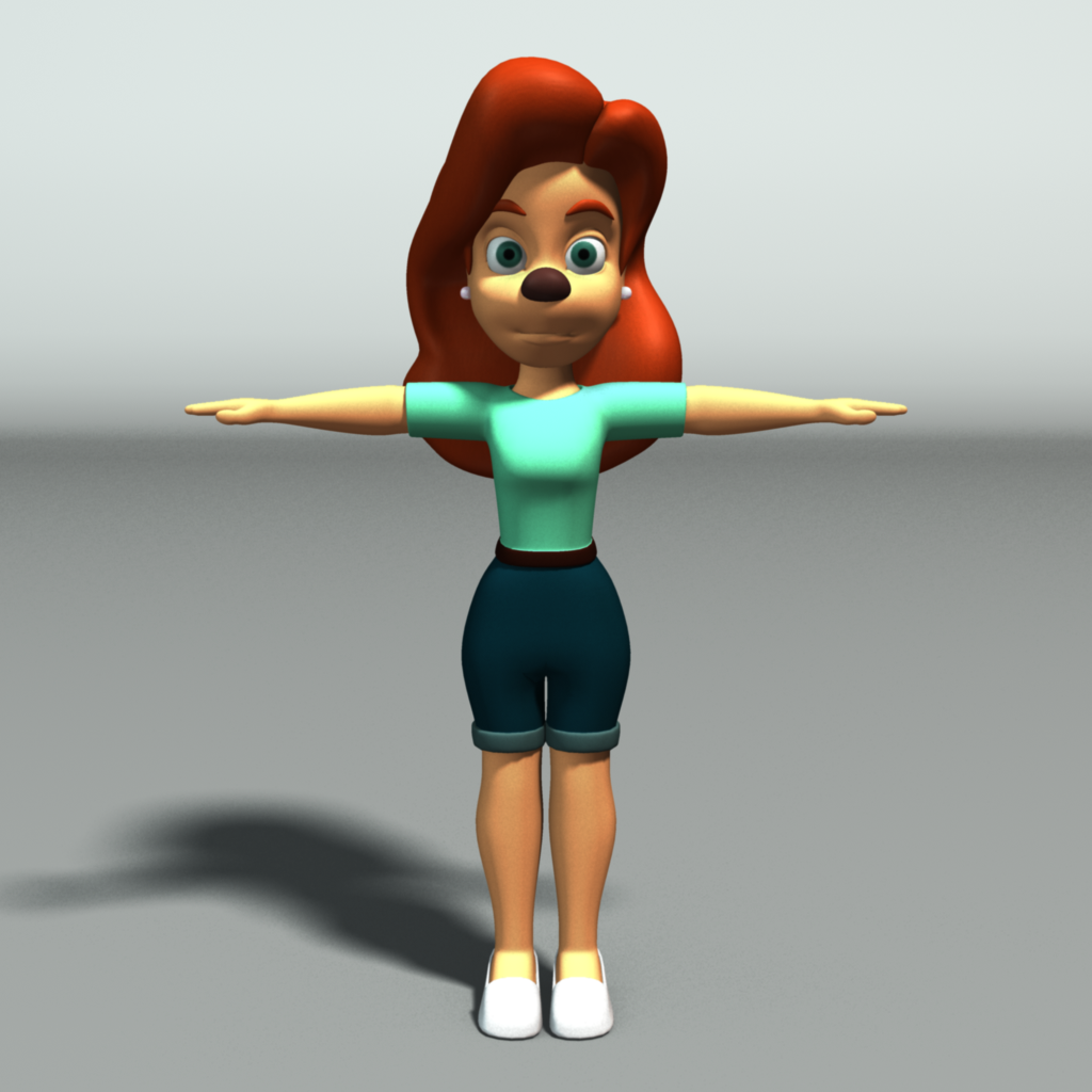 Character: Roxanne, A Goofy Movie, by Amber Autry at Coroflot.com