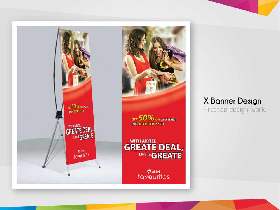 X Banner Design by Rasel Ahmed at Coroflot.com