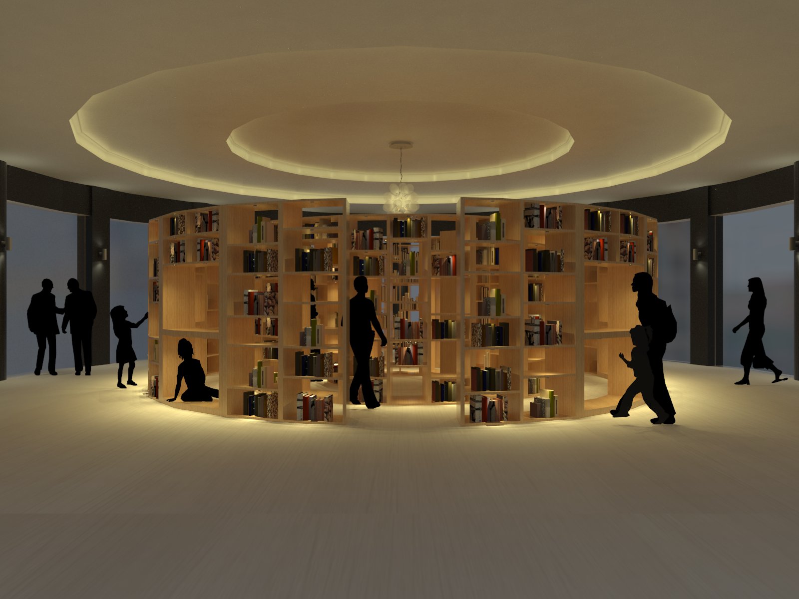 Mini Library Design Concept by Floramie Lynn Cata at Coroflot.com