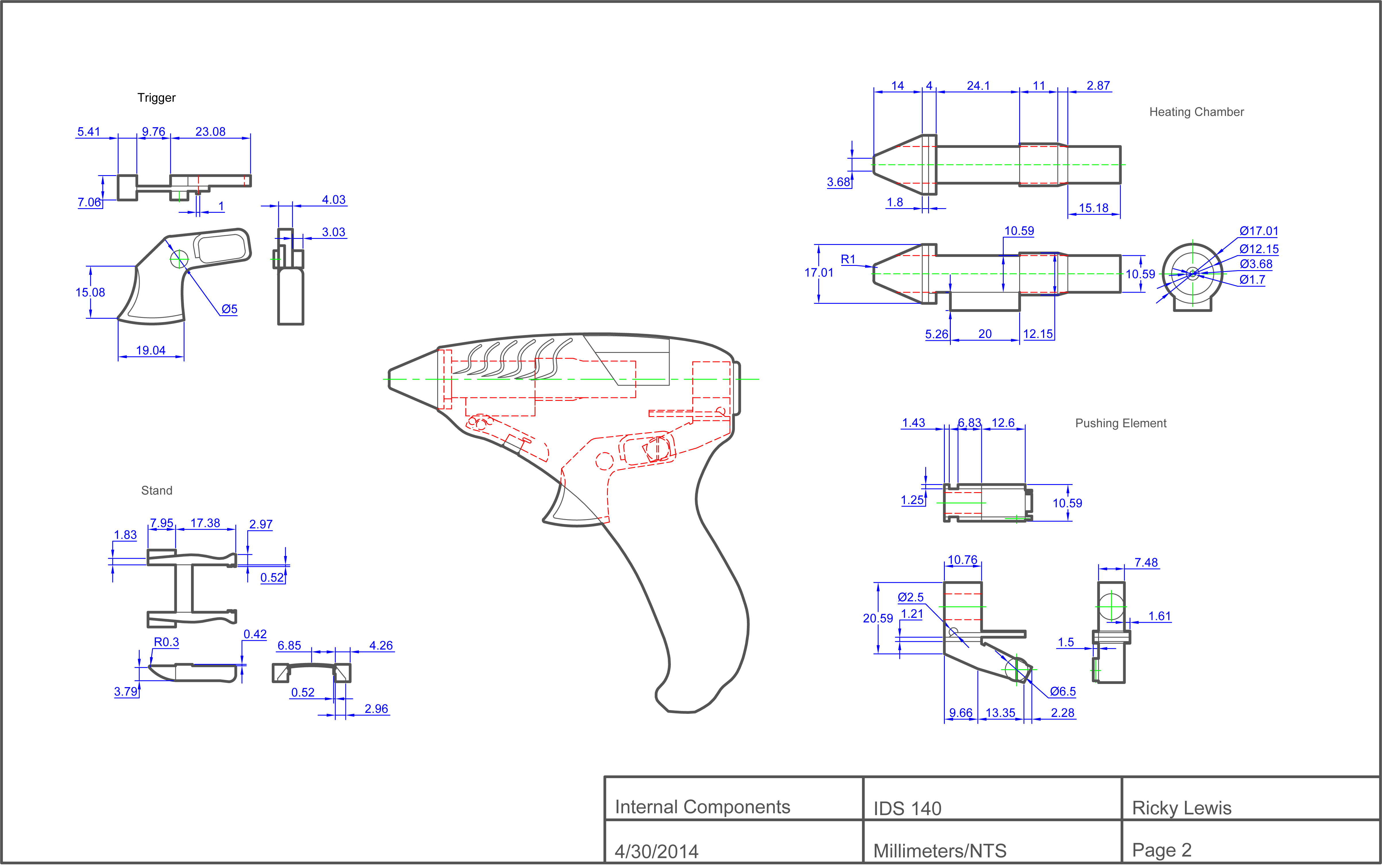 Glue Gun Autocad by Ricky Lewis at Coroflot.com