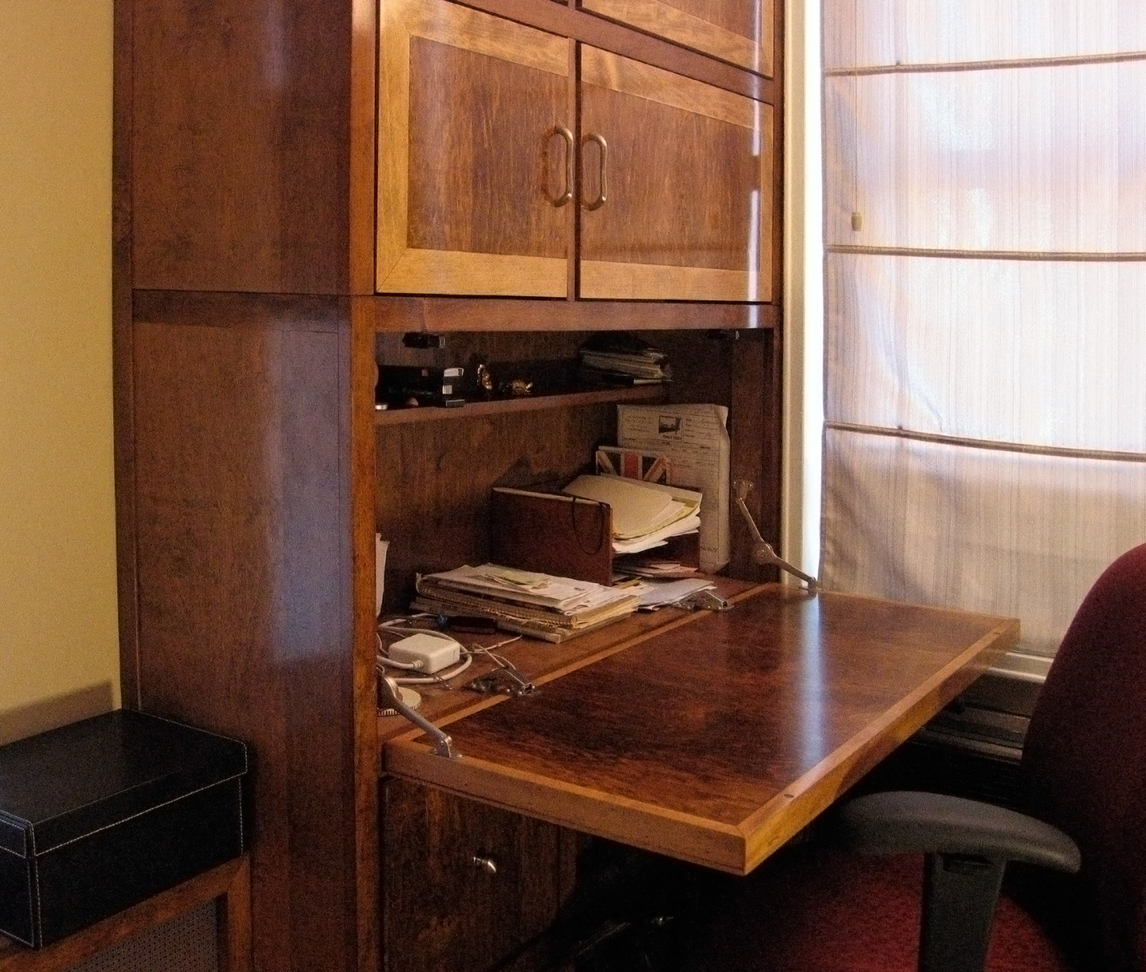 Wall Unit with Secretary Desk by Tim Smith at Coroflot.com