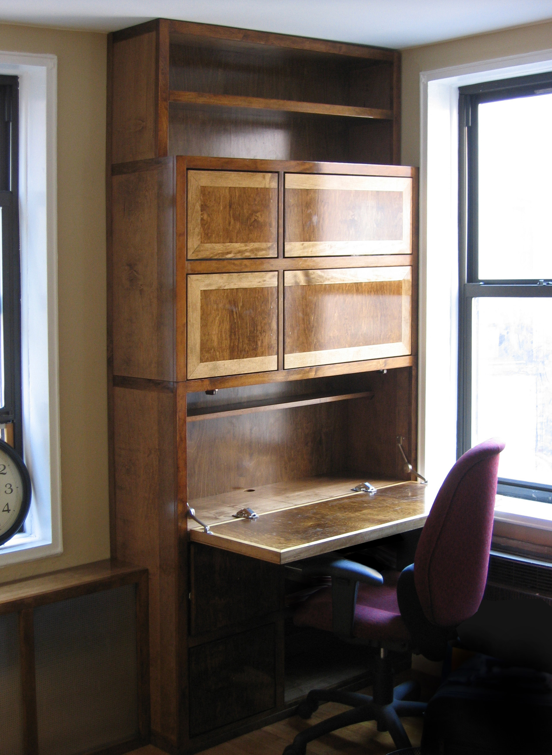 Wall Unit with Secretary Desk by Tim Smith at Coroflot.com