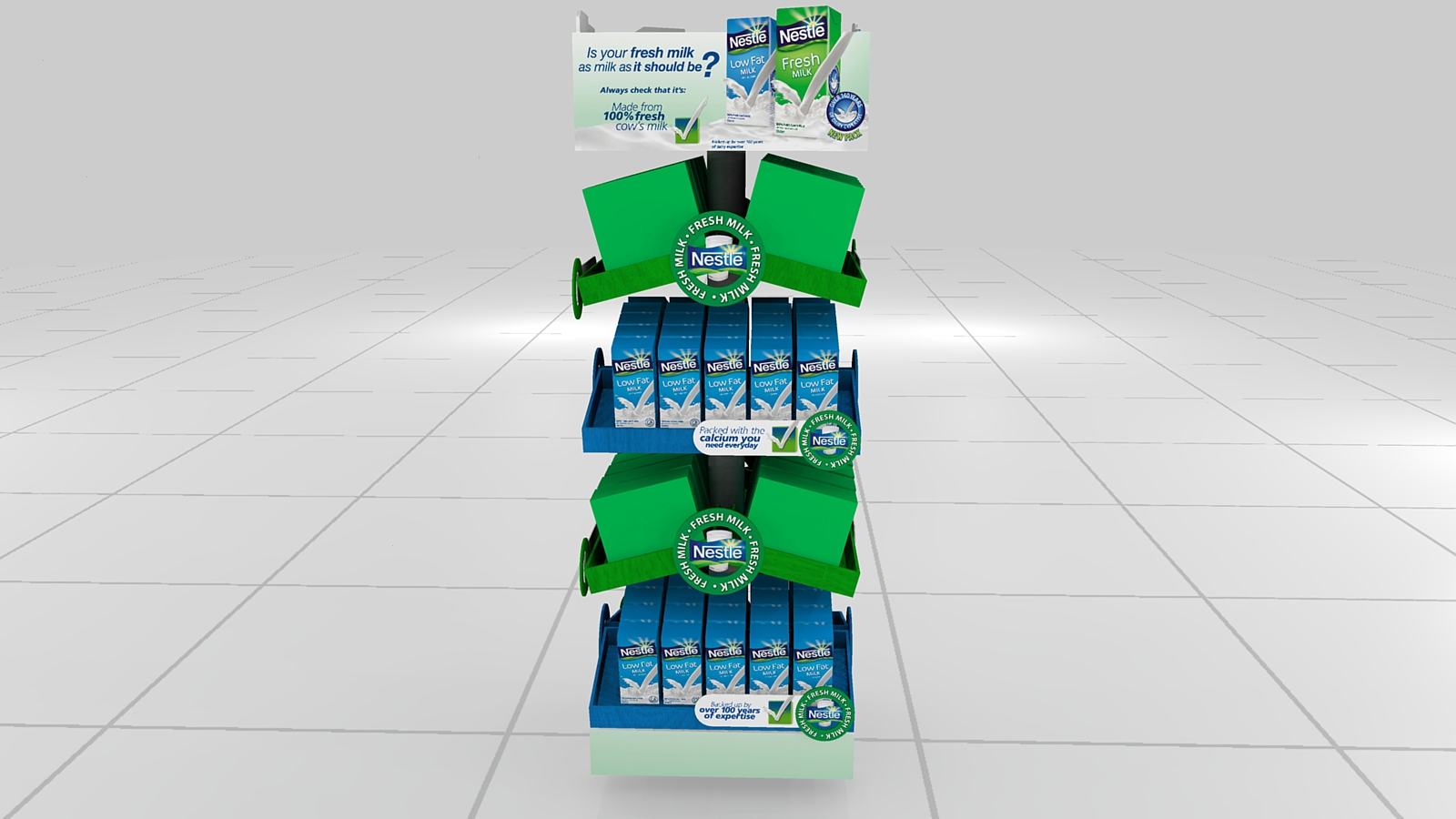 MILK DISPLAY by Leah De Vera at Coroflot.com