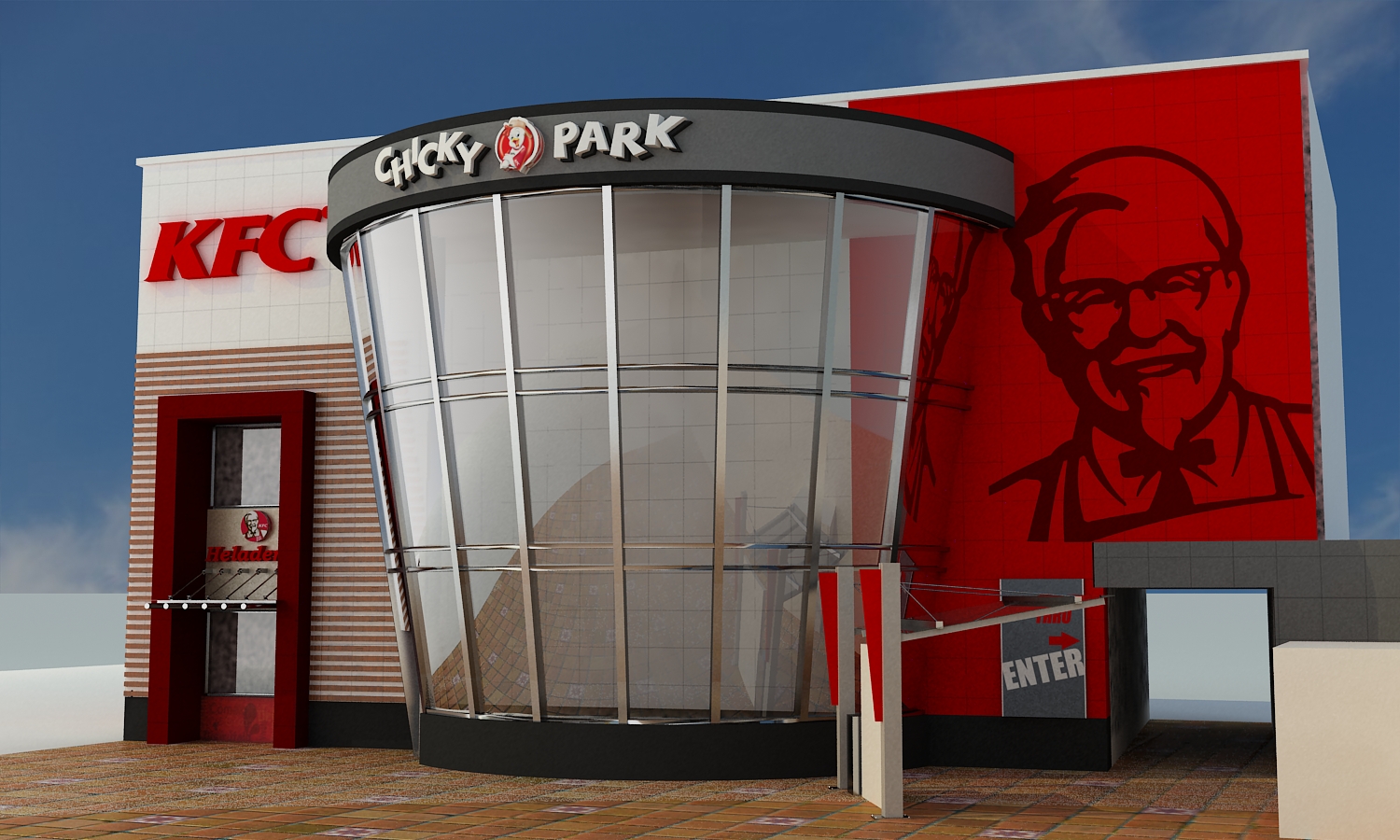 2012 - KFC Colon by Esteban Gomez at Coroflot.com