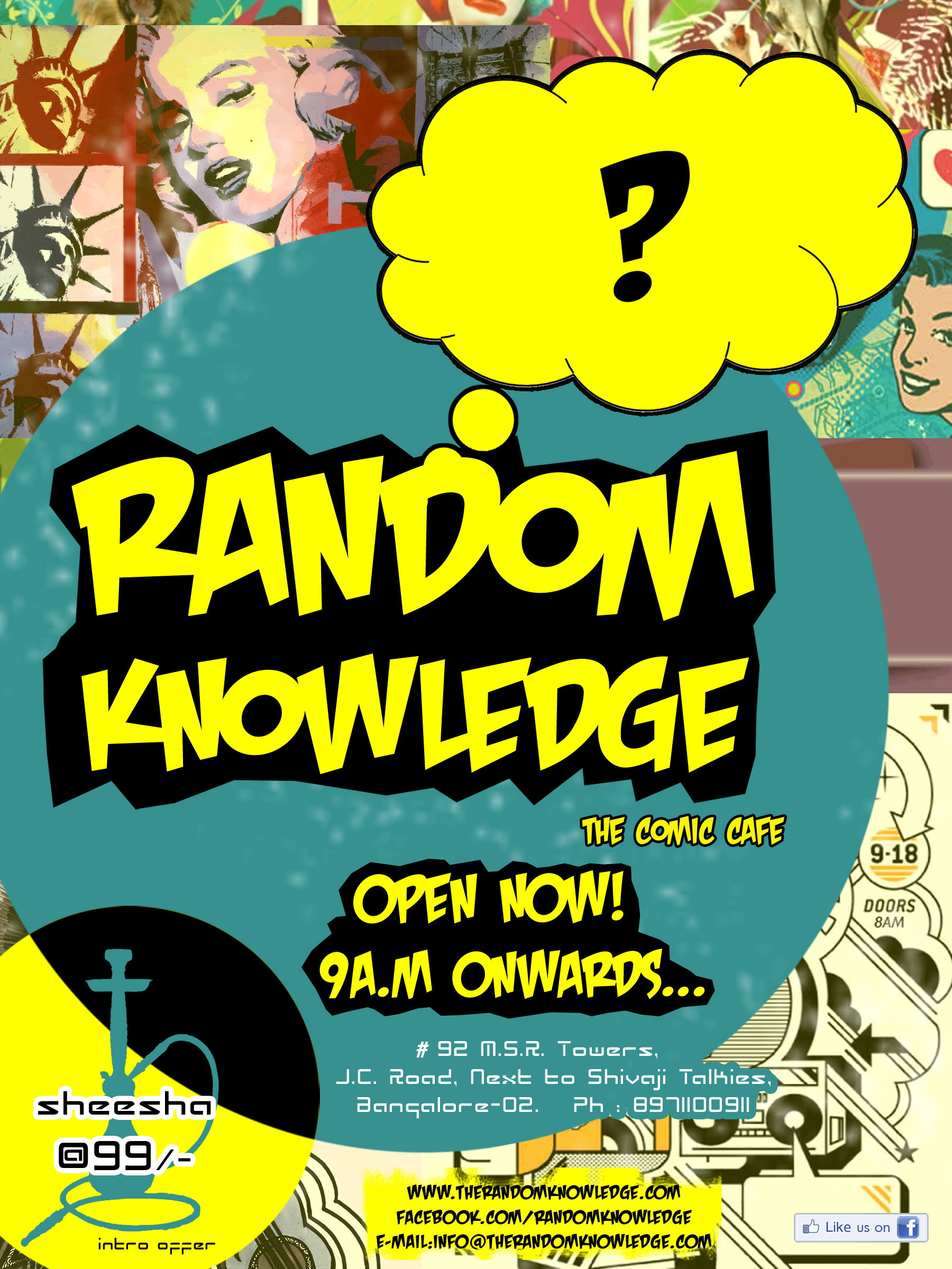 Random Knowledge (Flyer Front&Back) by Nawaz Khan. Y at Coroflot.com