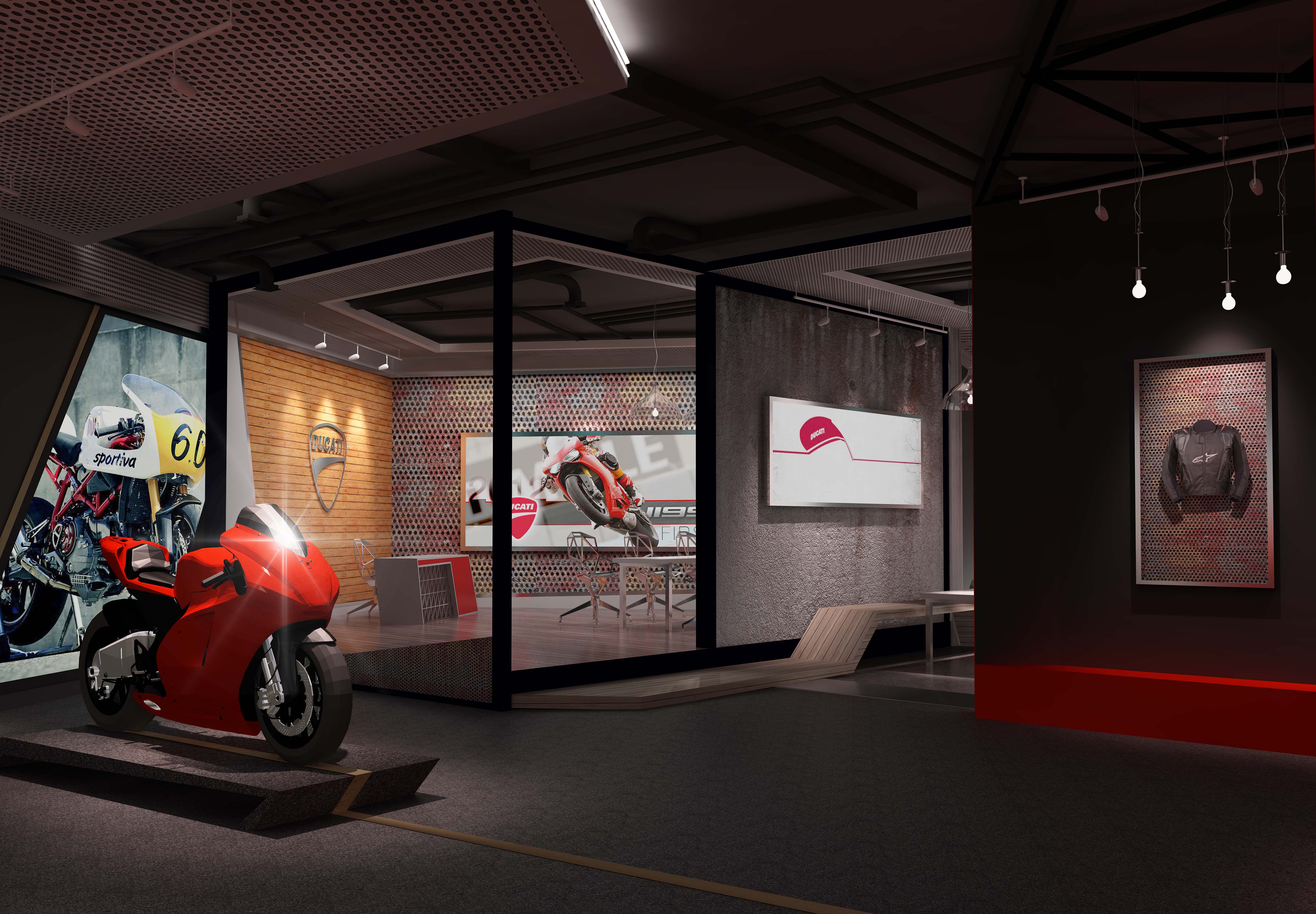 Ducati Showroom by Minh Nguyen at Coroflot.com