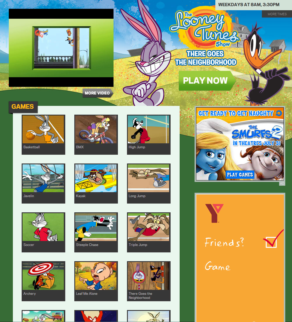 teletoon.com redesign by Jess Kroez at Coroflot.com