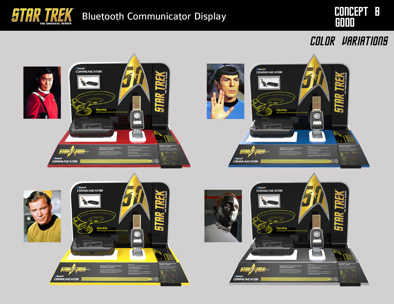 Star Trek Display by Marco Velasco at Coroflot.com