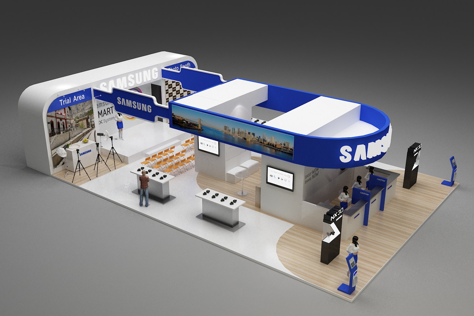 SAMSUNG Exhibition Booth at FOCUS 2014 by Danang Soeryanto Mario at ...