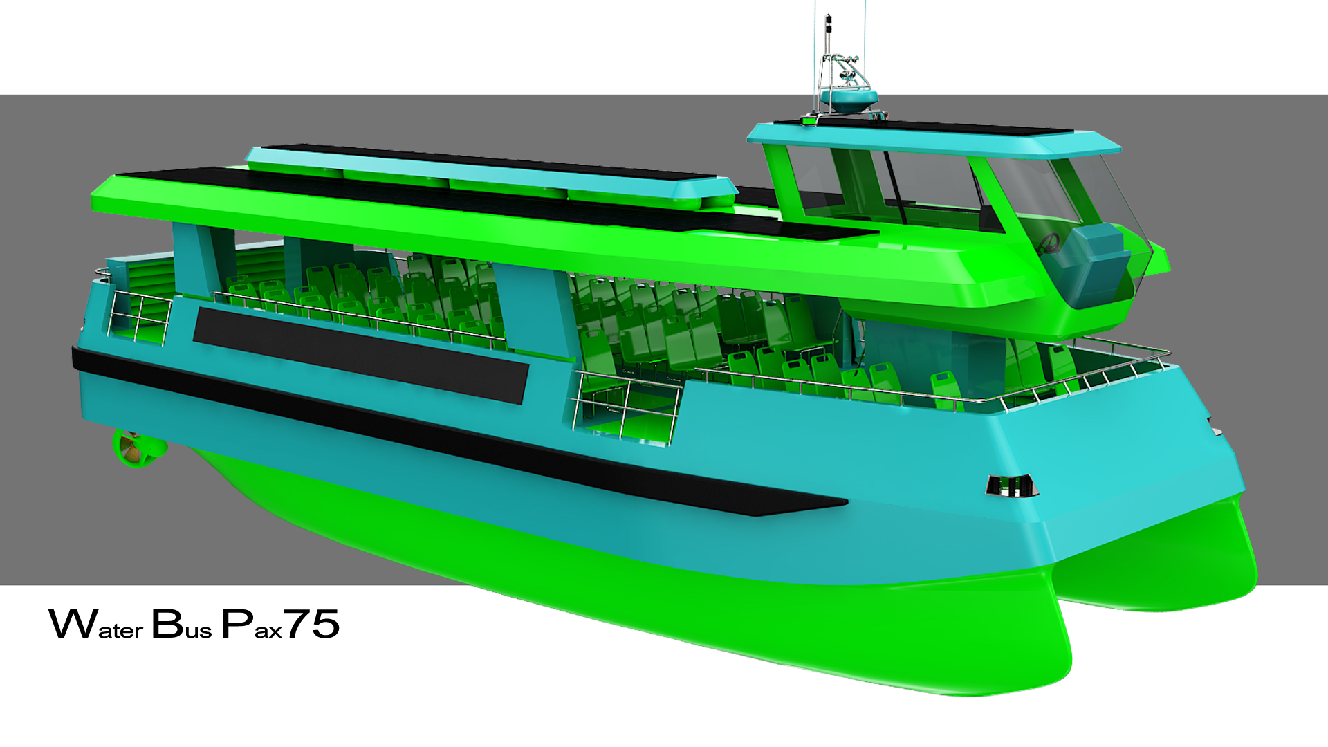 WBP75 - Hybrid propulsion water bus for inland and sheltered sea ...