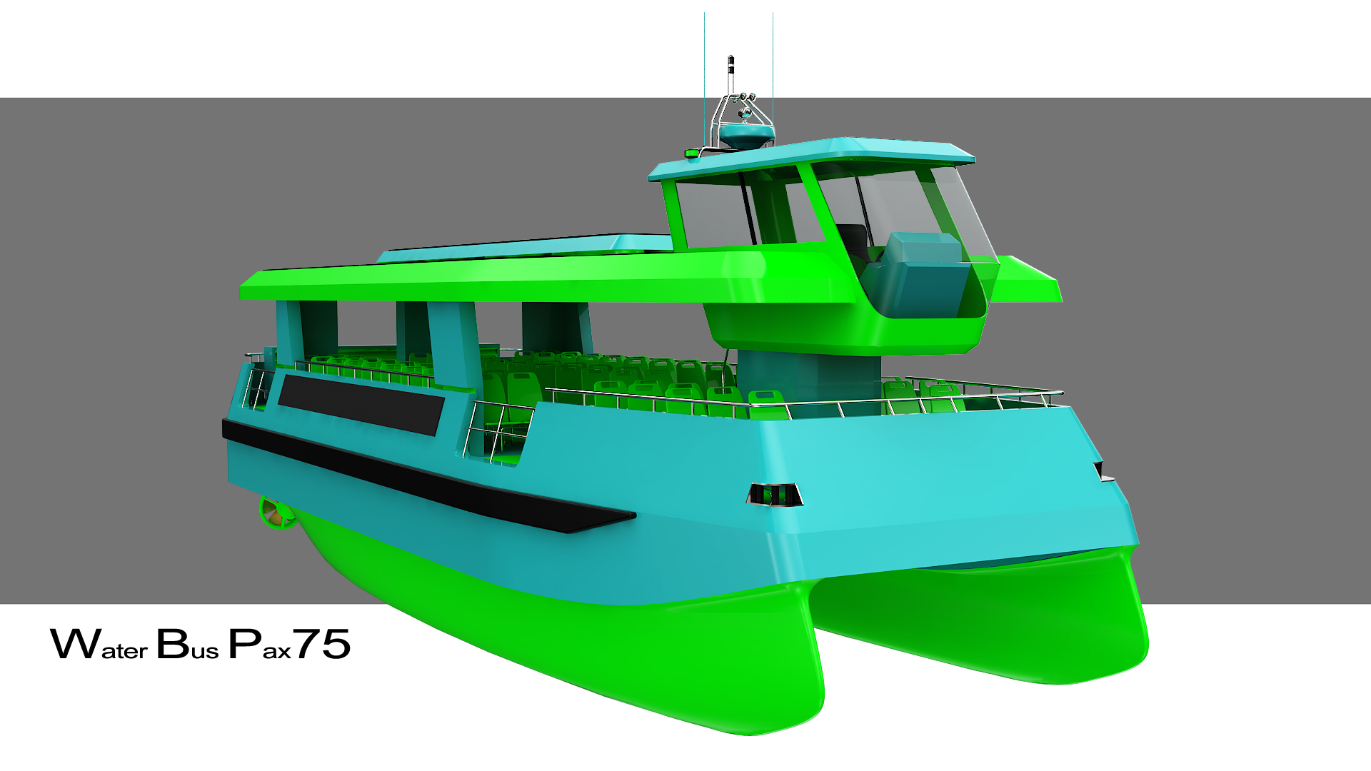 WBP75 - Hybrid propulsion water bus for inland and sheltered sea ...