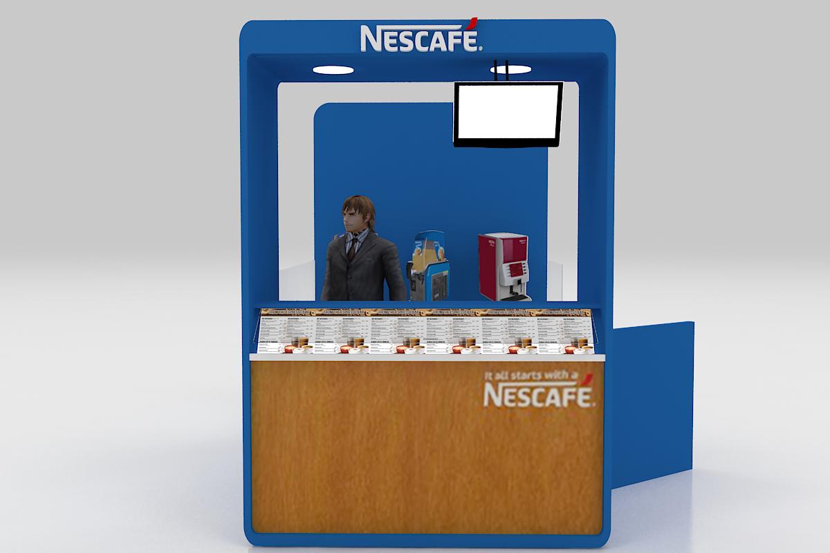 Nestle nescaffe Touchpoint Kiosk by Abegail Damian at Coroflot.com