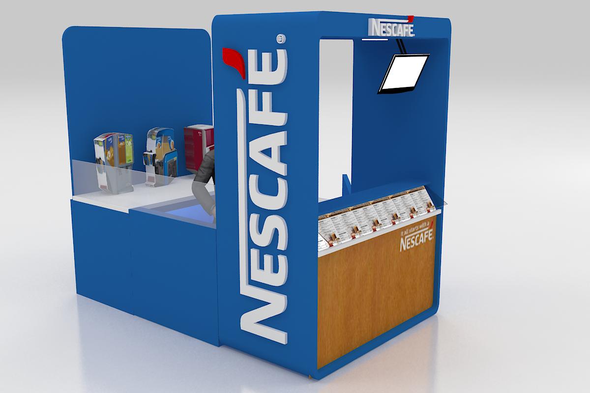 Nestle nescaffe Touchpoint Kiosk by Abegail Damian at Coroflot.com