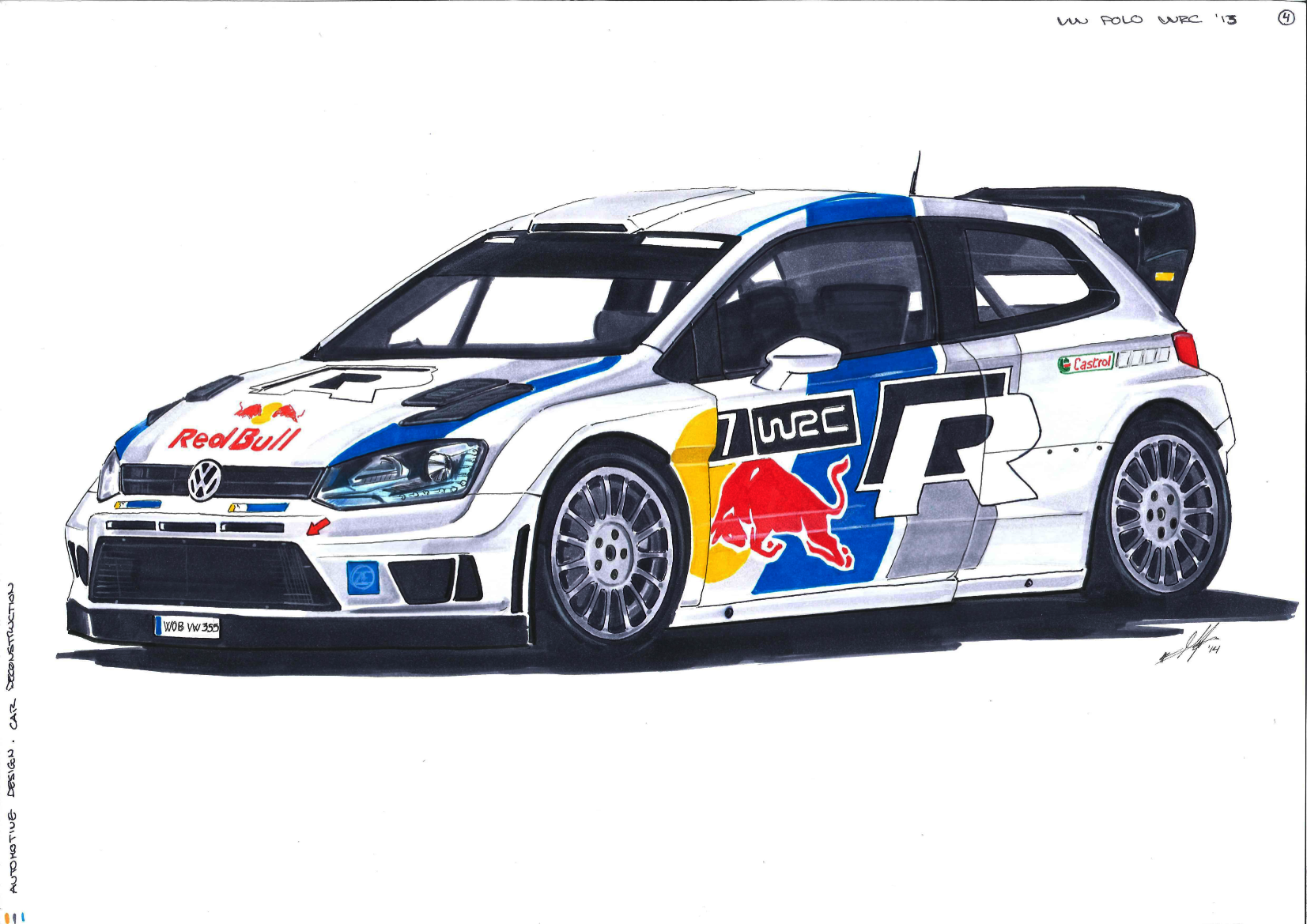 Automotive sketching by Miguel Ángel Ortiz Carretero at Coroflot.com