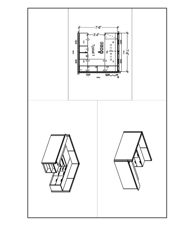 3D Workstation AutoCAD Drawings by Kirstie Kodatsky at Coroflot.com