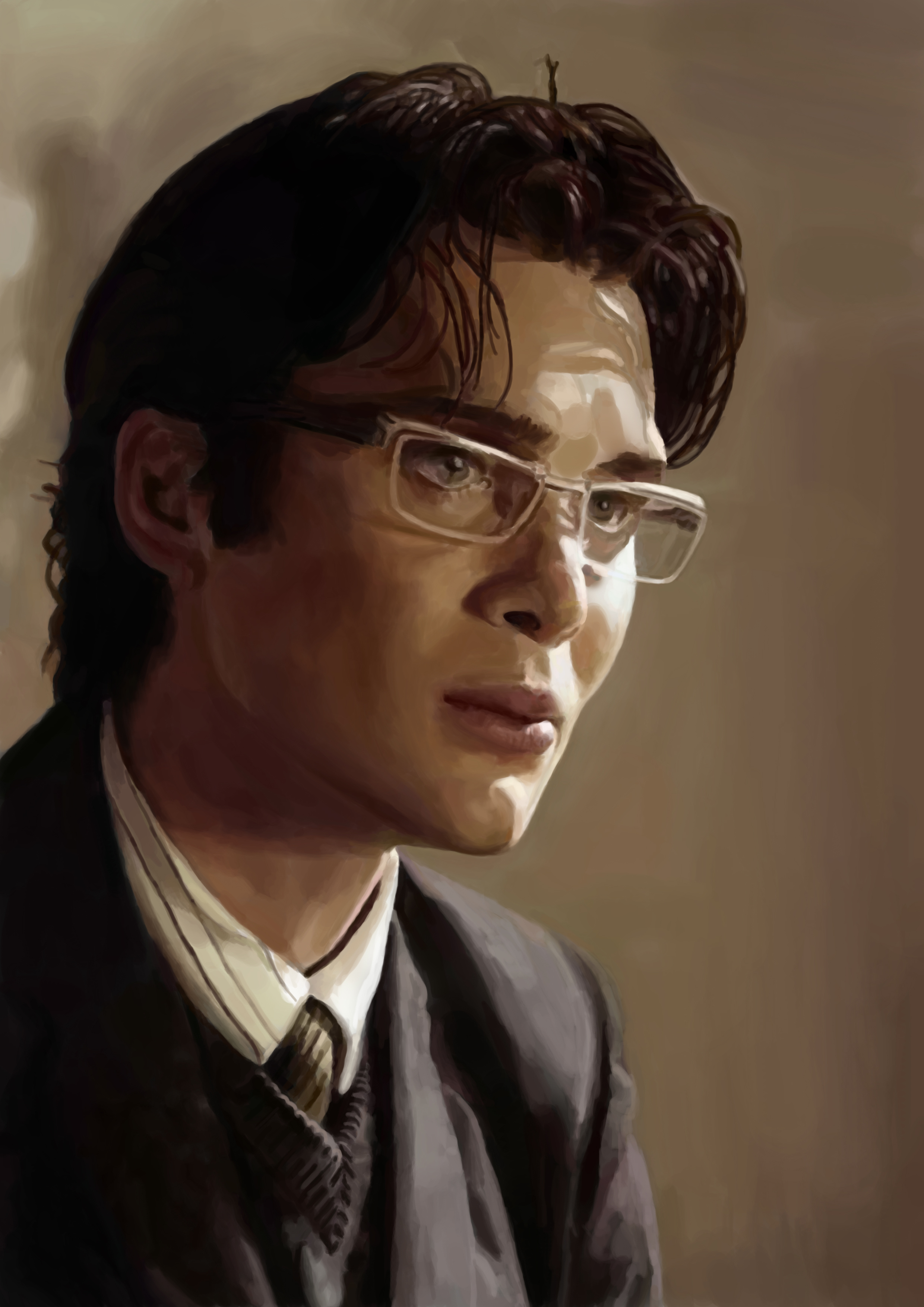Cillian Murphy portrait by Roselle Carmen at Coroflot.com