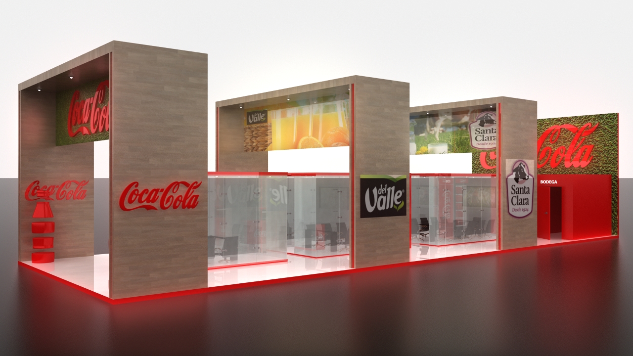 Stand Coca Cola by Juan Carlos Canchola Espinos at Coroflot.com
