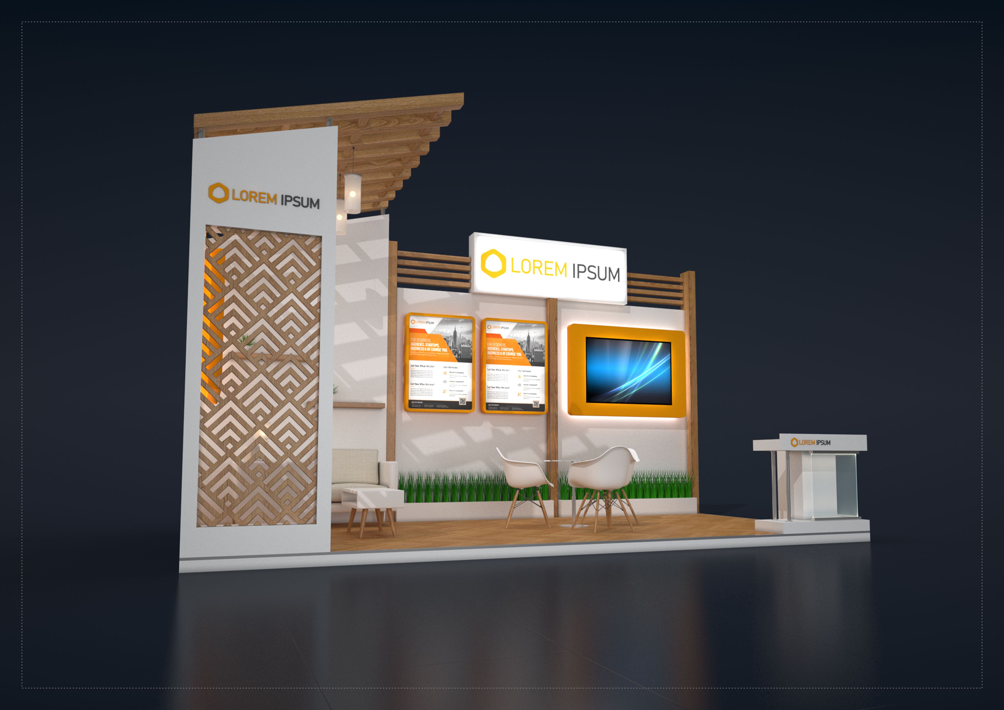 3D Model Exhibition Stand MPM by fasih Lisan at Coroflot.com