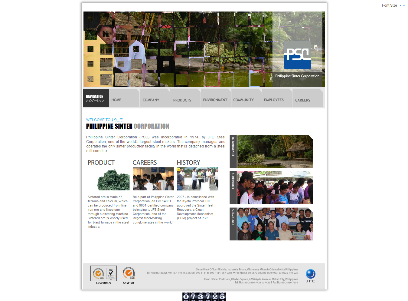 Philippine Sinter Corporation by Leo Paolo Santos at Coroflot.com