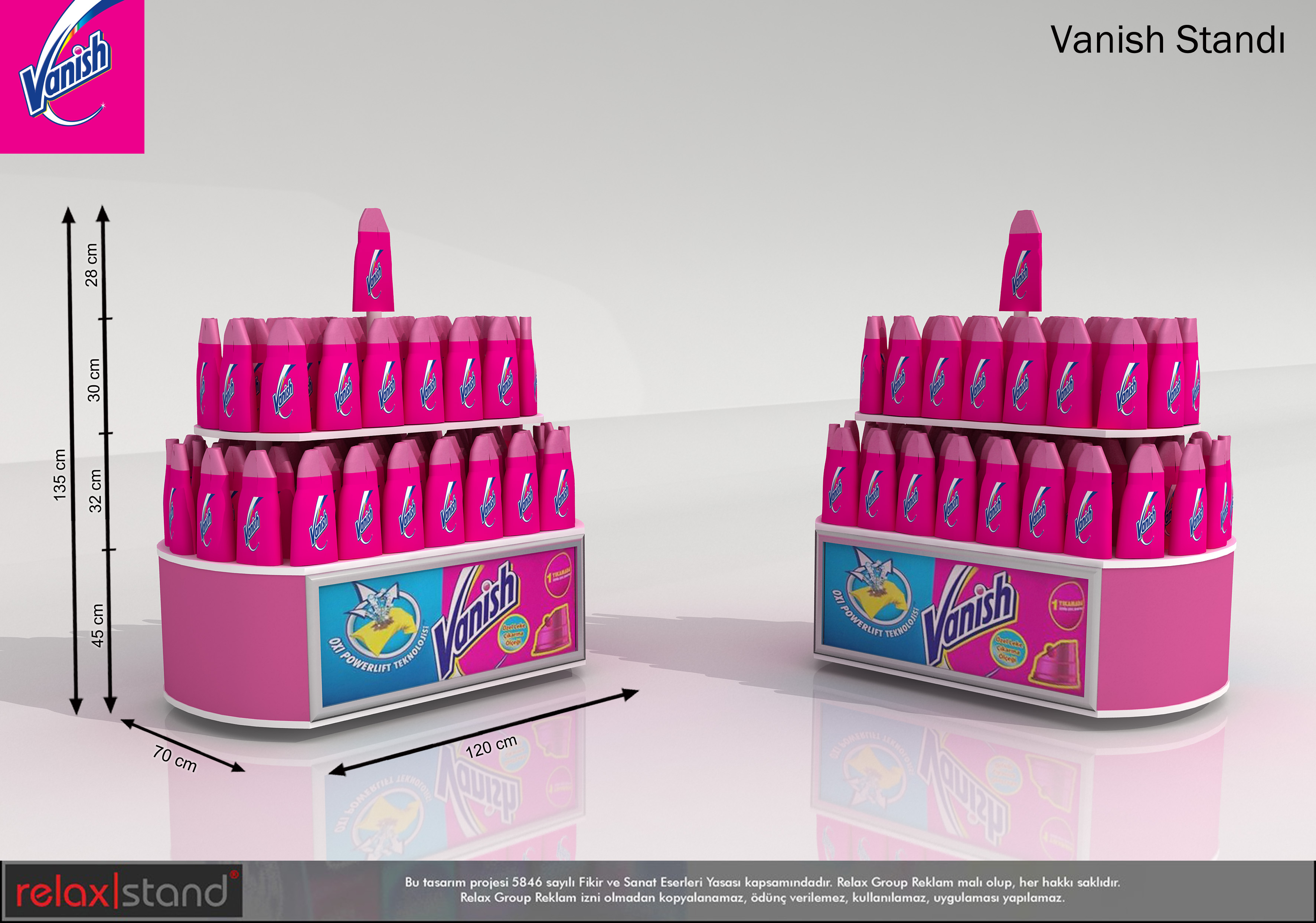 Middle Area & Dummy Displays by Relax Stand at Coroflot.com