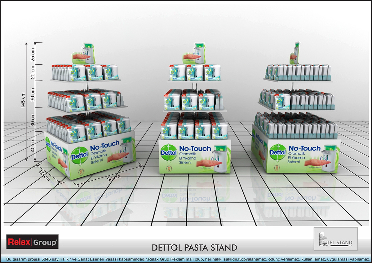 Middle Area & Dummy Displays by Relax Stand at Coroflot.com